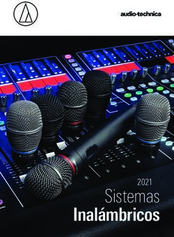 Sistemas Inalámbricos 2021 - Audio-Technica