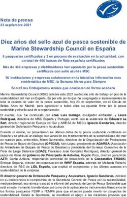 Diez años del sello azul de pesca sostenible de Marine Stewardship ...