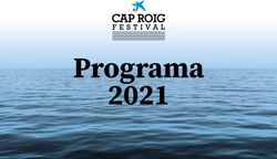 Programa 2021 - Cap Roig Festival