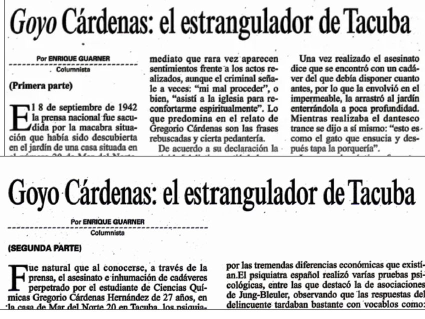 El controvertido informe del Dr. Lafora sobre Gregorio (Goyo) Cárdenas ...